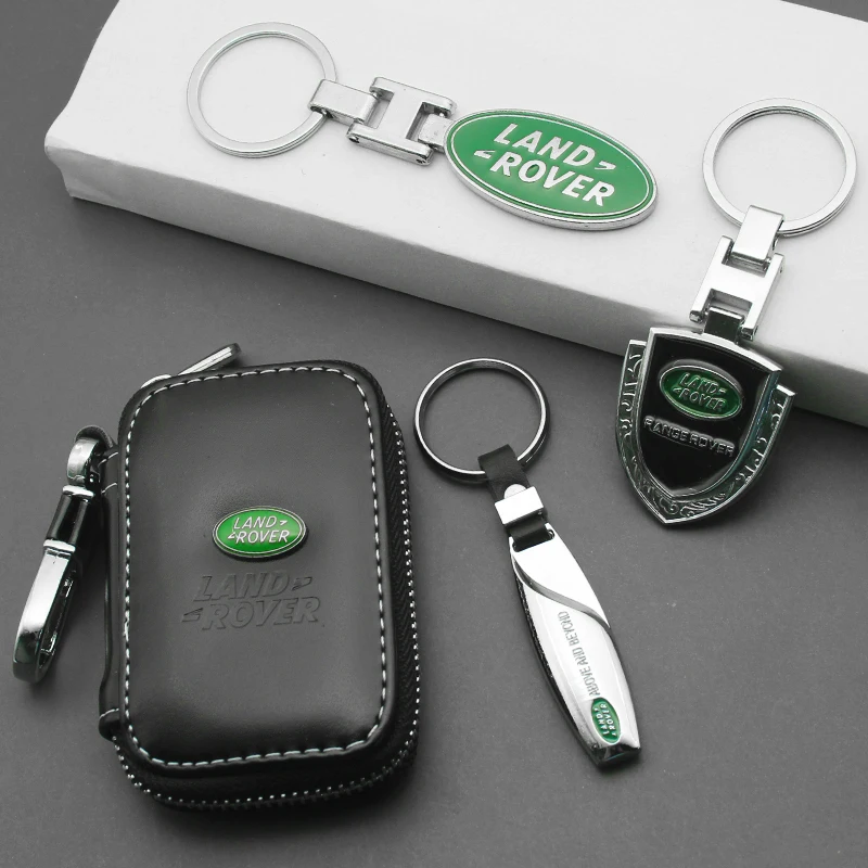 3D-Metal-Leather-Car-Keychain-Key-Chain-Ring-Car-Key-Holder-Accessories ...