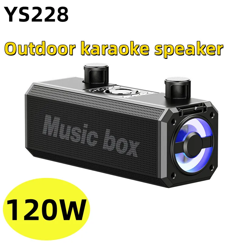 120W-Powerful-Wireless-Portable-Dual-Microphone-Bluetooth-Sound-Outdoor ...