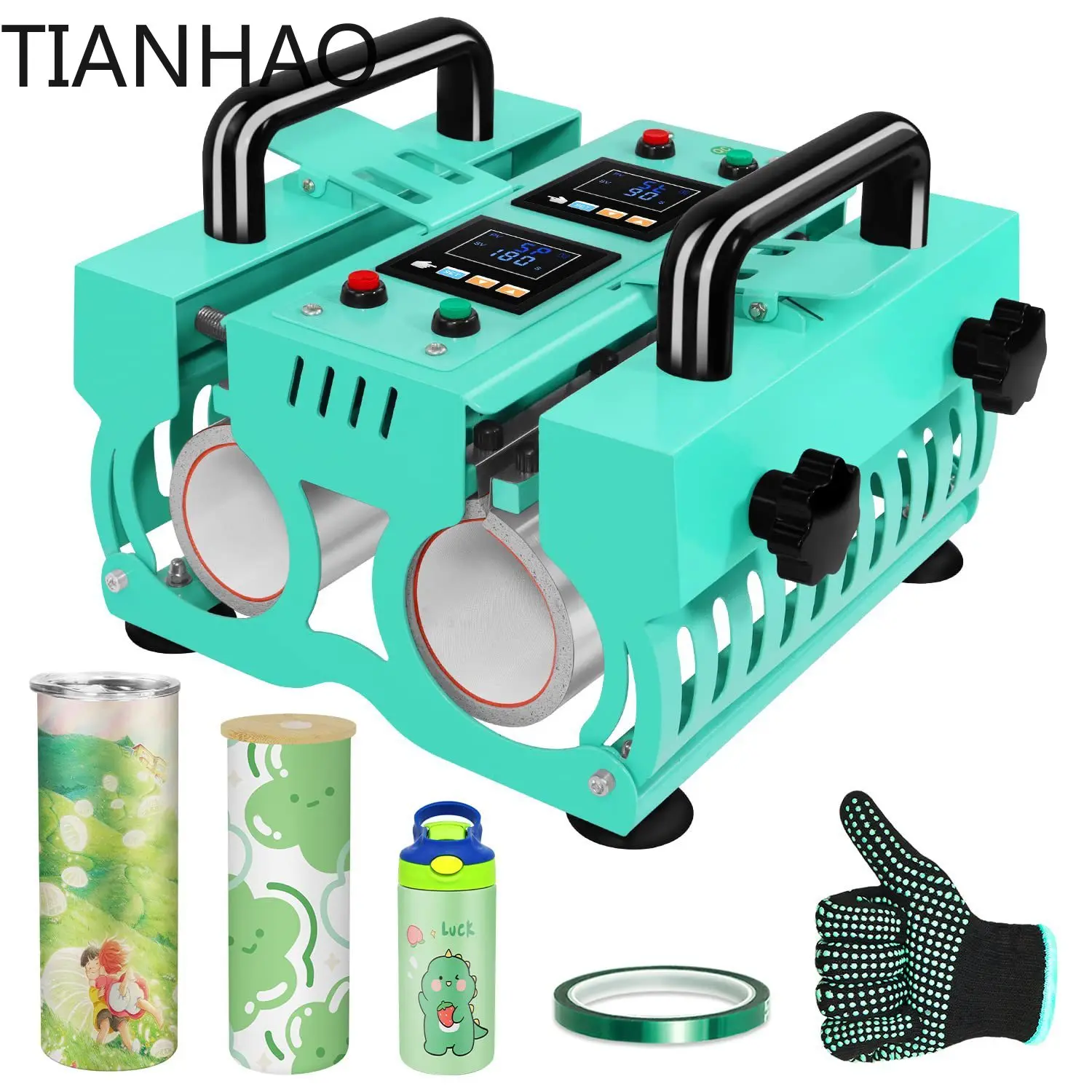 Universal Dual Position Cup Press Tumbler New Automatic Electric Heat ...