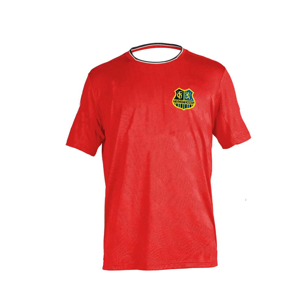 25-26 Mens Saarbrücken TT Table Tennis Shirt Summer Sportwear Oversized ...