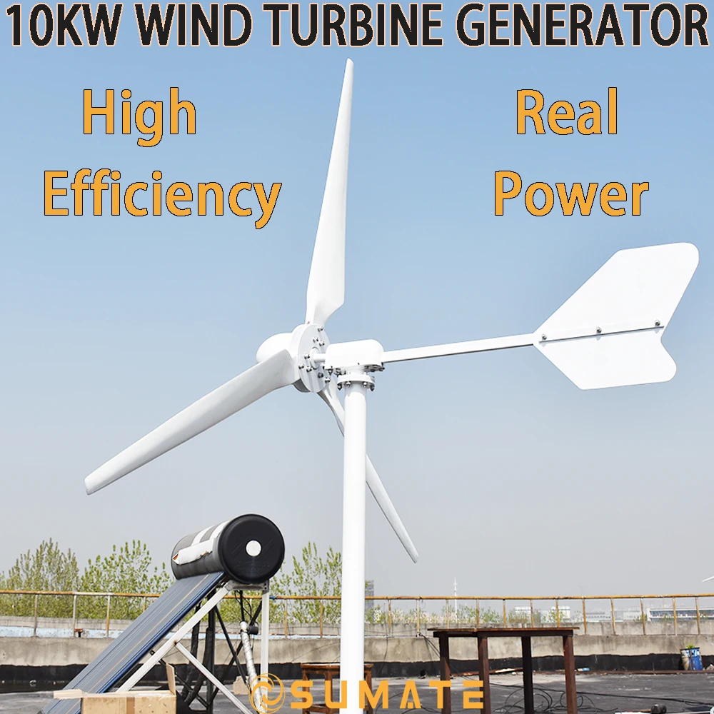 Home-Farm-10KW-Free-Energy-Wind-Power-Turbine-Generators-10000W-48V-96V ...