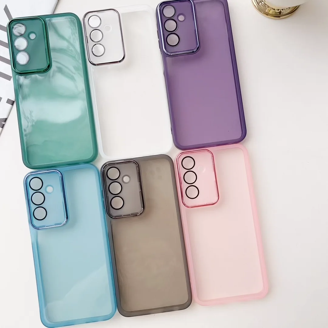 With Camera Protector Transparent TUP Soft Case For Samsung Galaxy A56 A36 A26 A16 5G A06 A55 ...