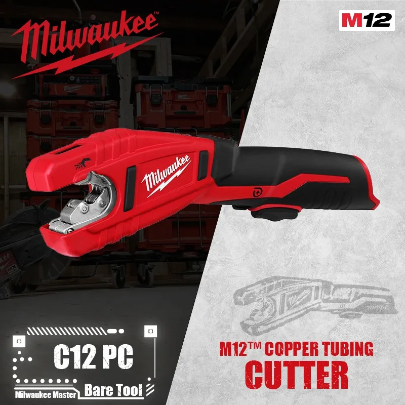 Milwaukee-C12-PC-2471-M12-Cordless-Copper-Tubing-Cutter-12V-Lithium ...
