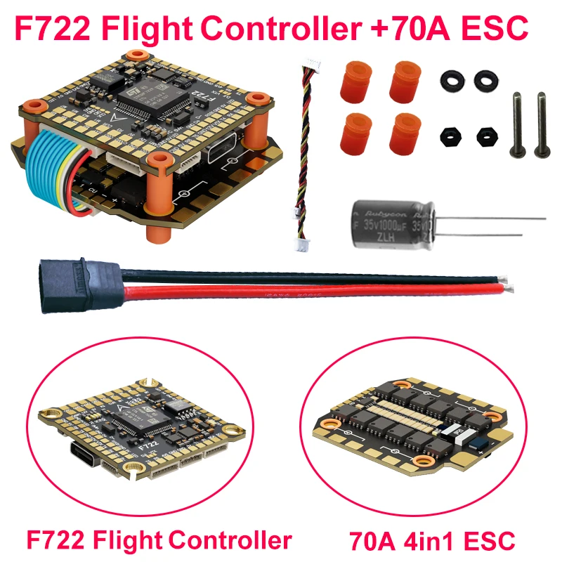 F7/F722 V3 PLUS FC 12s esc fpv stack fpv freestyle drone ardupilot esc ...