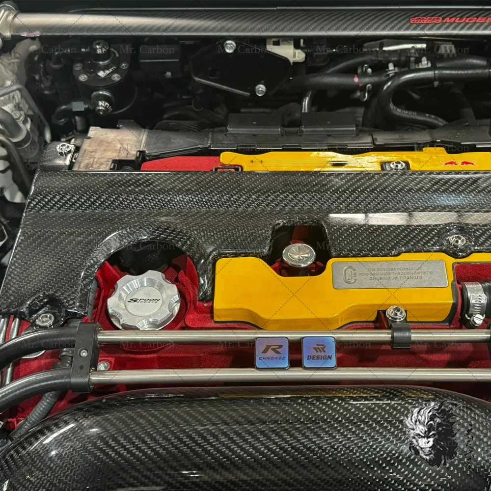 Carbon Valve Chamber Cover For Civic 11th FL5 Type R Carbon Fiber Cabin ...