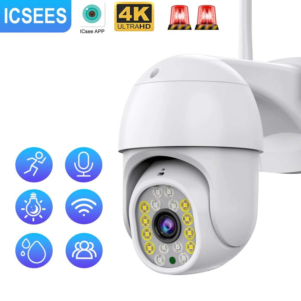 8mp 4k Ip Camera Outdoor Ptz Wifi | Security Camera Outdoor 4k 8mp ...