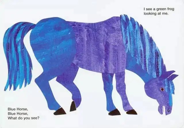 Blue Horse Eric Carle
