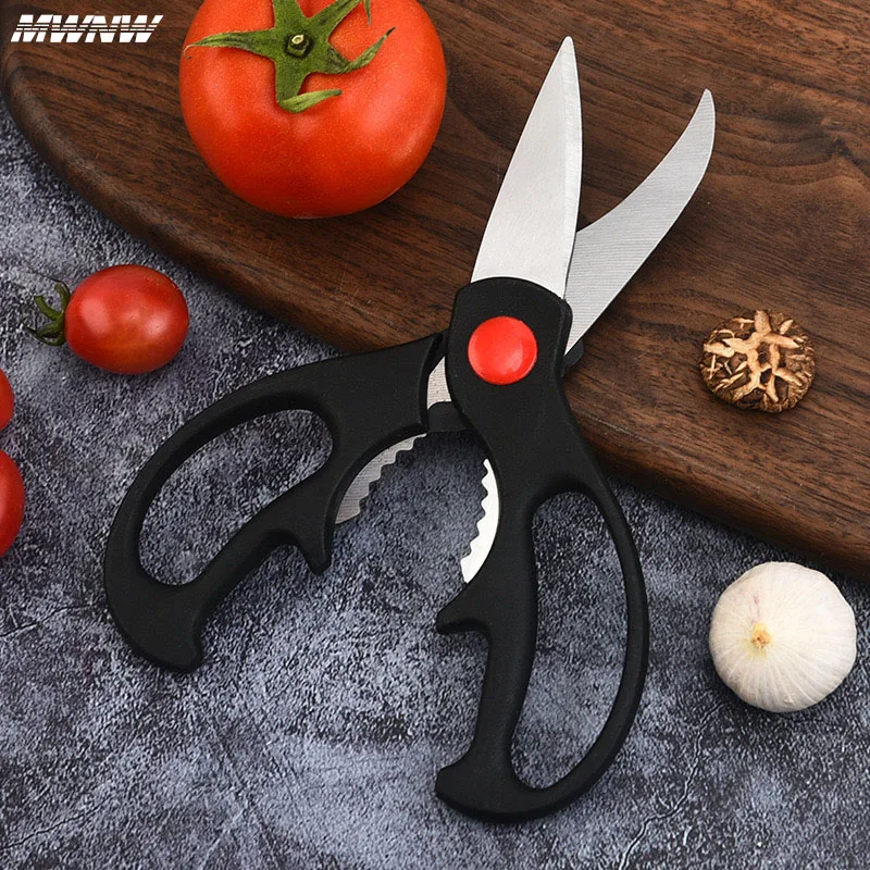 Scissors-Stainless-Steel-Kitchen-Household-Bone-Scissors-Chicken-Wings ...