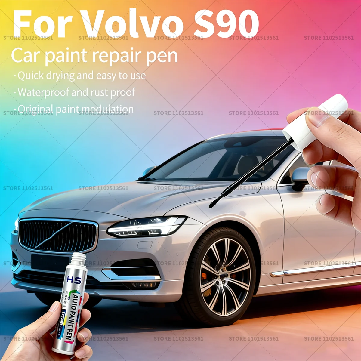 Car Paint Repair Pen For Volvo S90 Touch Up Scratch Remover DIY Auto ...