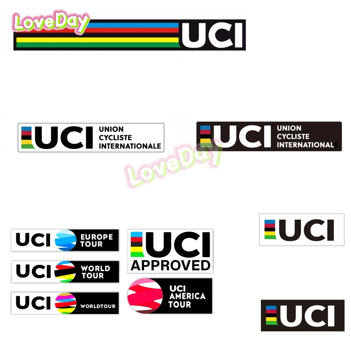 UCI-World-Cycling-Union-Road-Bike-Mountain-Bike-Bicycle-Stickers-Bike-Frame-Front-Fork-Helmet ...
