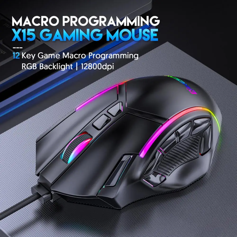 X15-Free-Weight-Macro-Gaming-Mouse-12-Programmable-Keys-Game-Mouse-RGB ...
