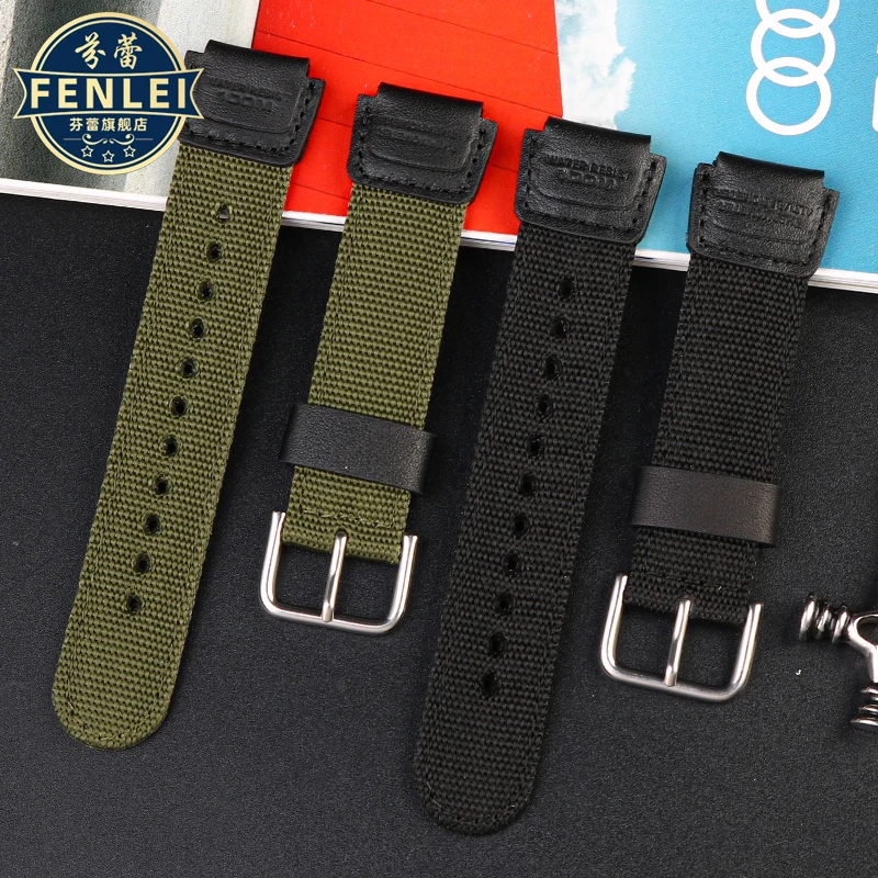 Correa-de-nailon-para-reloj-Casio-AE-1200-1300-AE-1000W-F91W-F84-AEQ ...