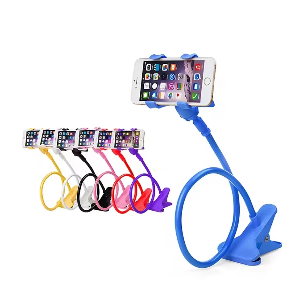 Universal Cell Phone holder Flexible Long Arm lazy Phone Holder Clamp ...