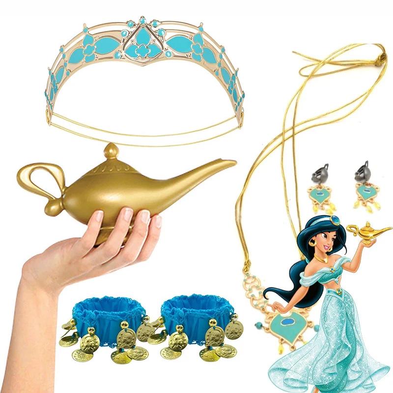 DISNEY Princess Jasmine Costume Play Accessory Vintage Crown Necklace ...