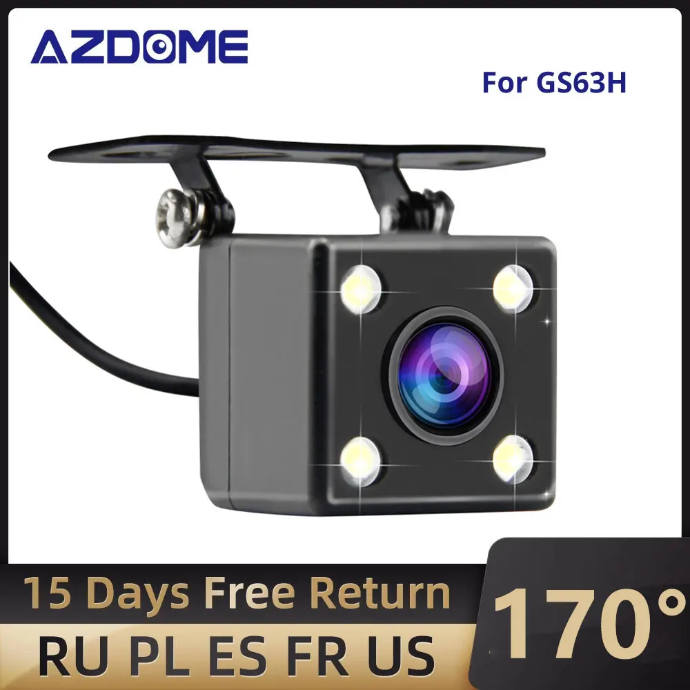 AZDOME 4Pin 2.5mm Car Rear View Camera For GS63H M06 Mirror Dash Camera ...