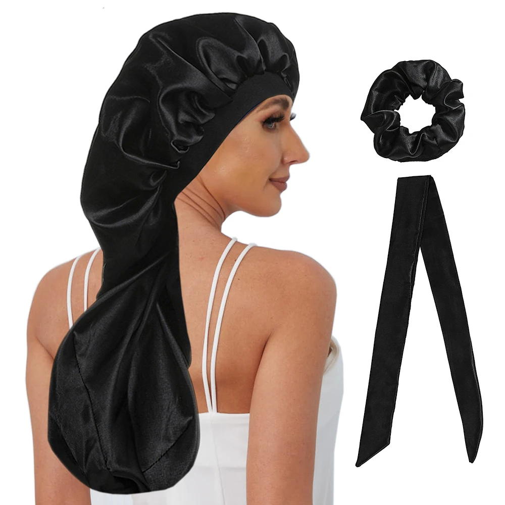 Satin Bonnet Elastic Band | Satin Bonnet Wide Band | Satin Bonnet Wig ...
