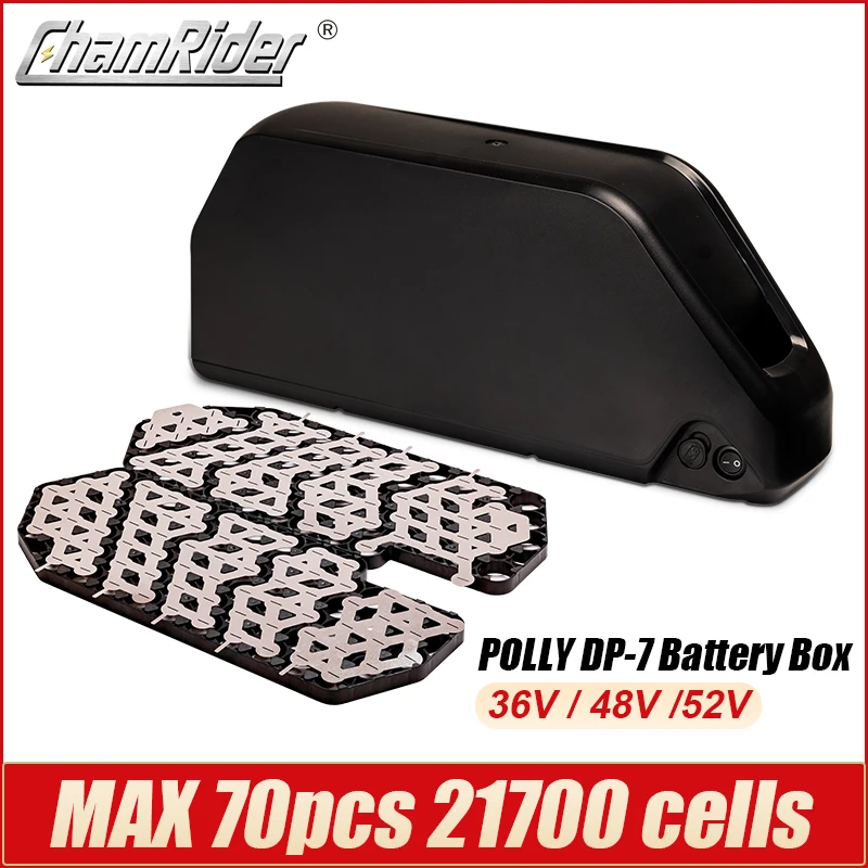 48V Battery box 52V Battery Case 36V Battery Housing Polly DP-7 Down ...