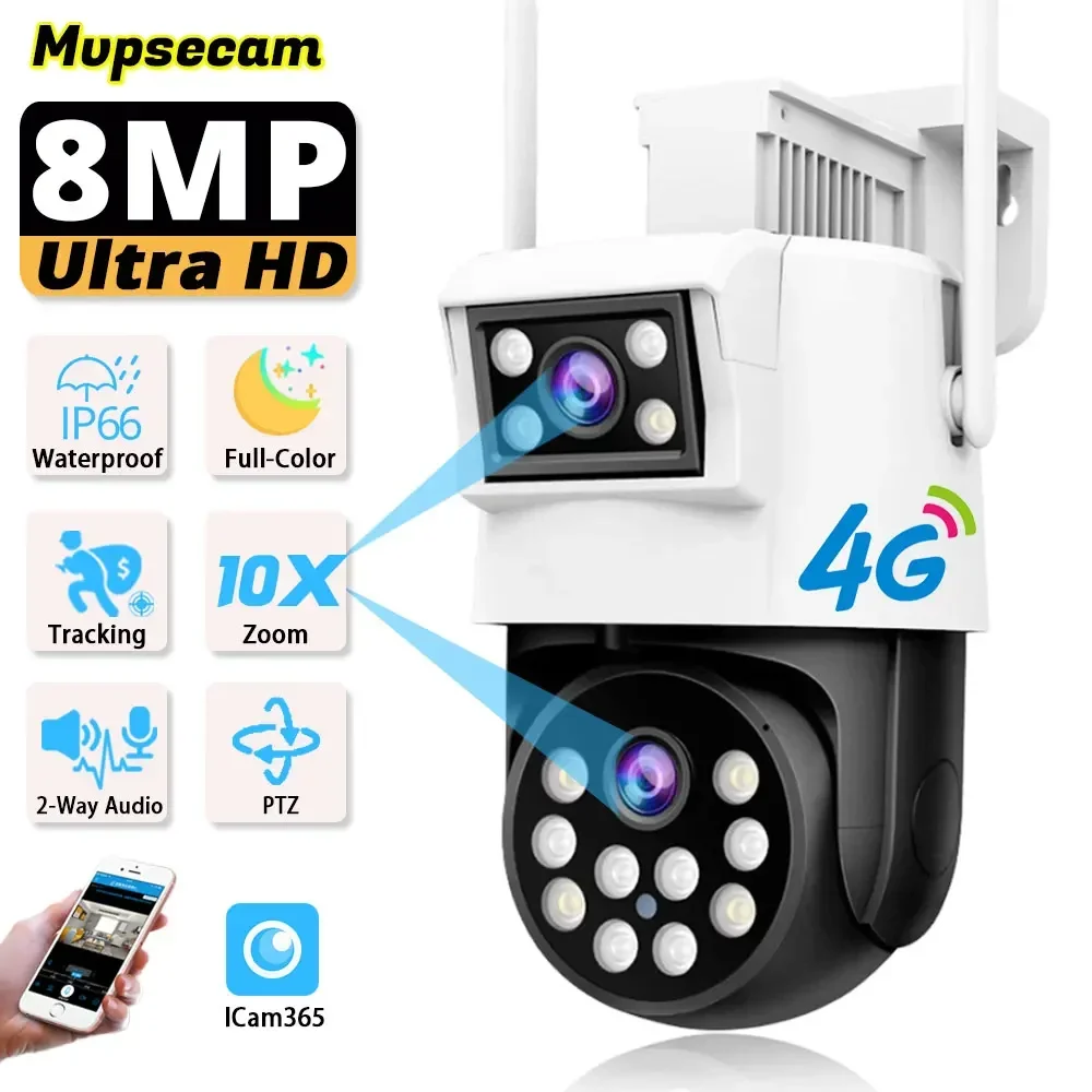 4G-Wireless-IP-Camera-Outdoor-Smart-Home-8MP-4K-Dual-Lens-10X-Zoom-360 ...