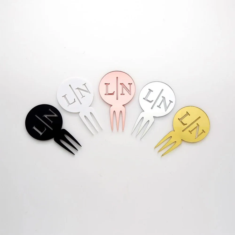 20/50/100 Free Personalized Acrylic Fruit Fork Custom Name Of Groom And ...