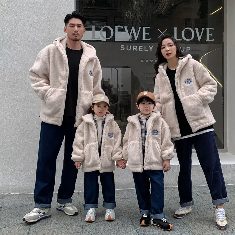 Mother Daughter Son Father Family Matching Boys Girls Jacket Outerwear ...