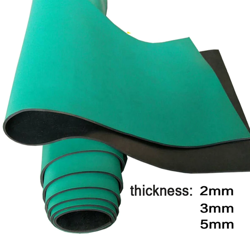 Anti-static-Table-Mat-Green-Rubber-Non-slip-Rubber-Mat-Work-Laboratory ...