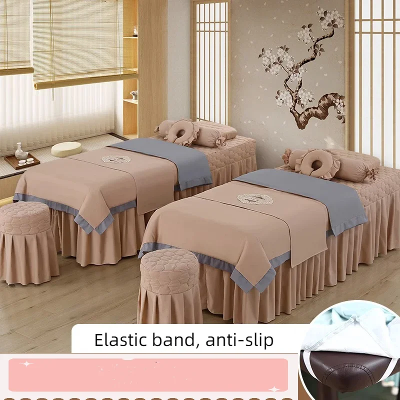 Anti-slip-4pcs-Beauty-Salon-Bedding-Sets-Massage-Tuina-Spa-Use ...