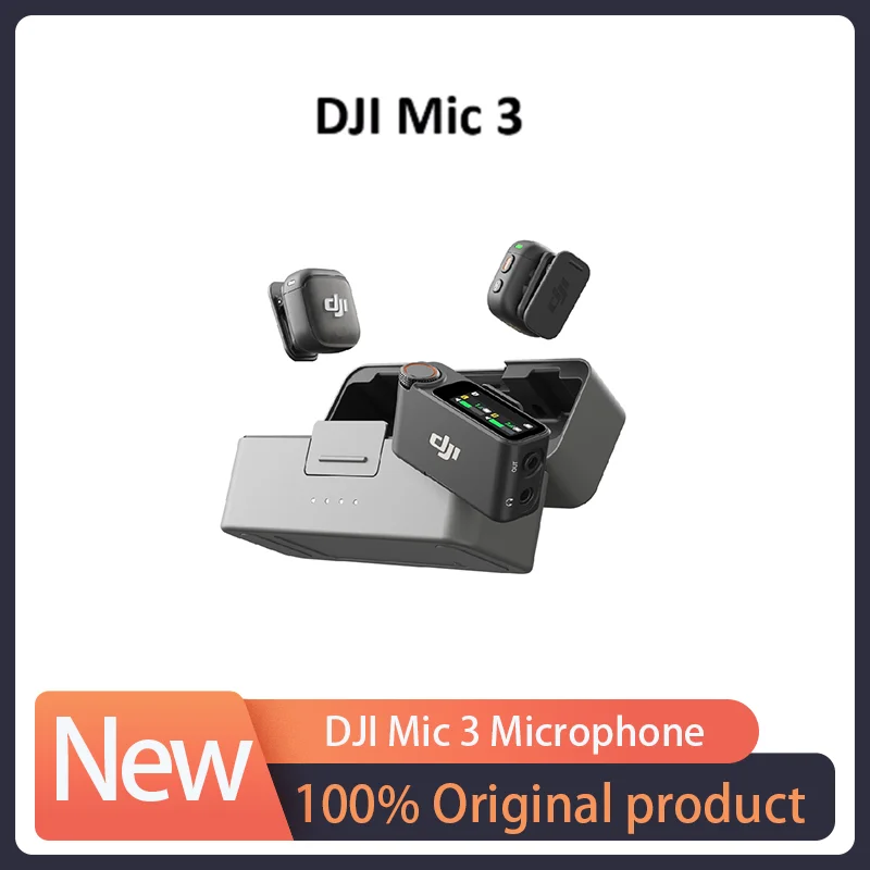 DJI Mic 3 Advanced Mini Wireless Microphone Four-Channel Output Dual ...