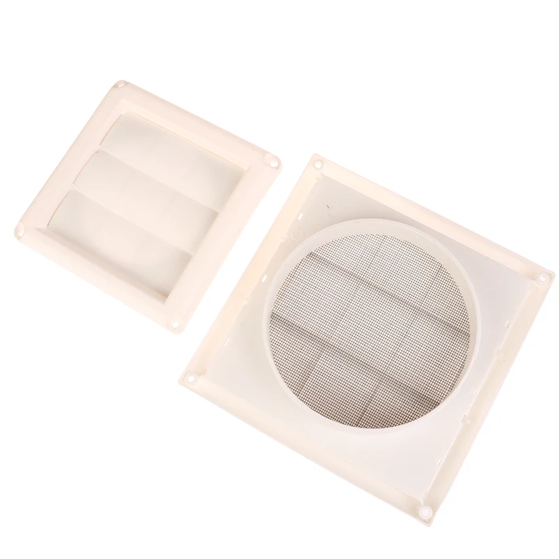 6-inch-Air-Vent-Grille-Ventilation-Cover-Plastic-White-Wall-Grilles ...