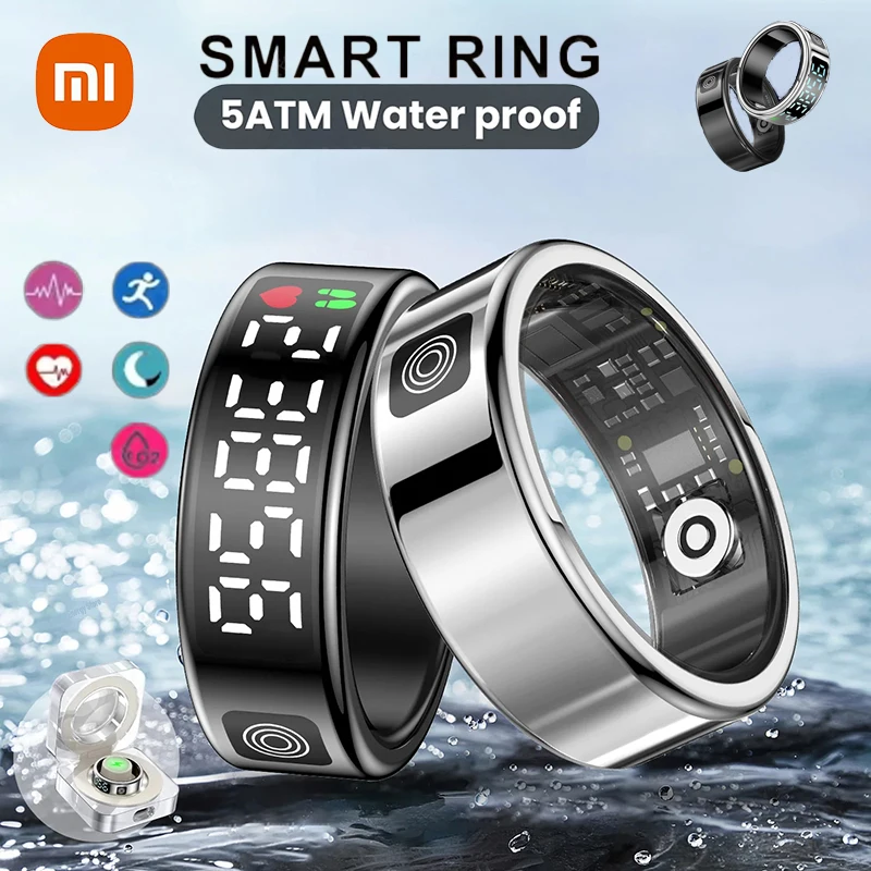Xiaomi-Smart-Ring-5ATM-pantalla-impermeable-Bluetooth-Monitor-de-salud ...