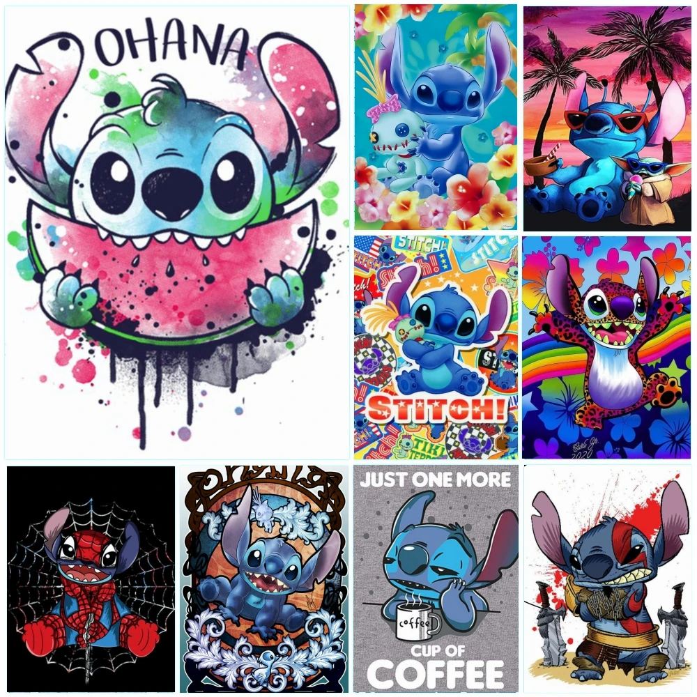 Cartoon-Lilo-Stitch-Diamond-Painting-Embroidery-Disney-Art-Mosaic-Cross ...