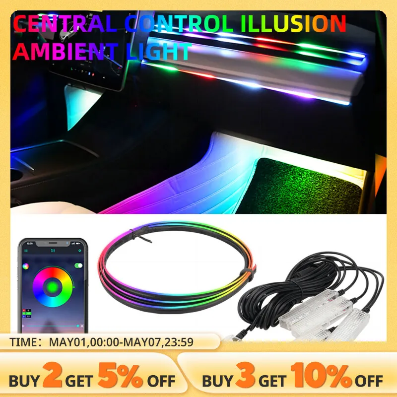 4-IN-1-6-IN-1-Symphony-Car-LED-with-USB-Wireless-Remote-Car-Interior ...