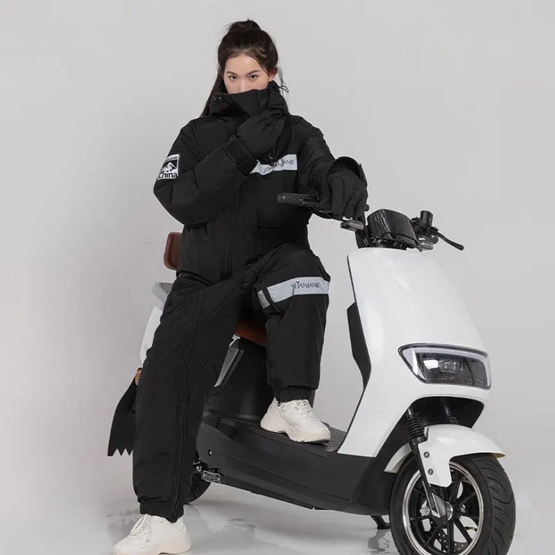Waterproof Windproof Riding Cold-proof Clothes Winter Motorcycle Warm ...