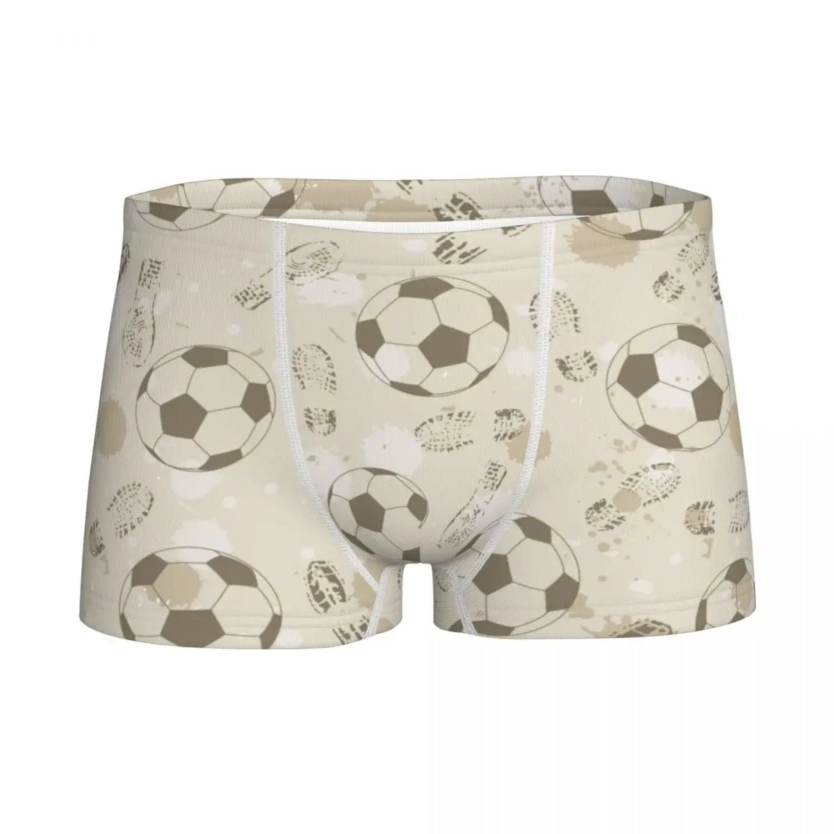 Men Boys Underwear Football Sports Lover Ball Young Shorts Boxers Retor ...