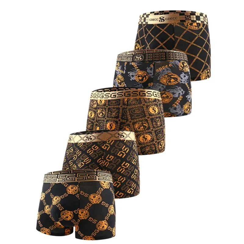 5Pcs-Men-s-Boxer-Ice-Non-Trace-Breathable-Antibacterial-Men-s-Boxer ...