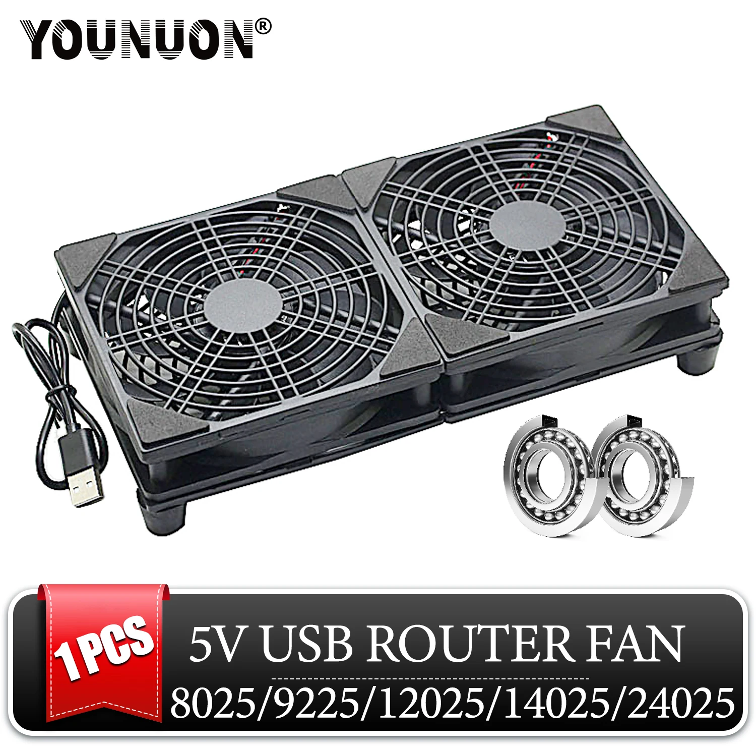 YOUNUON-5V-USB-Router-Fan-80mm-92mm-120mm-140mm-240mm-DIY-TV-Box ...