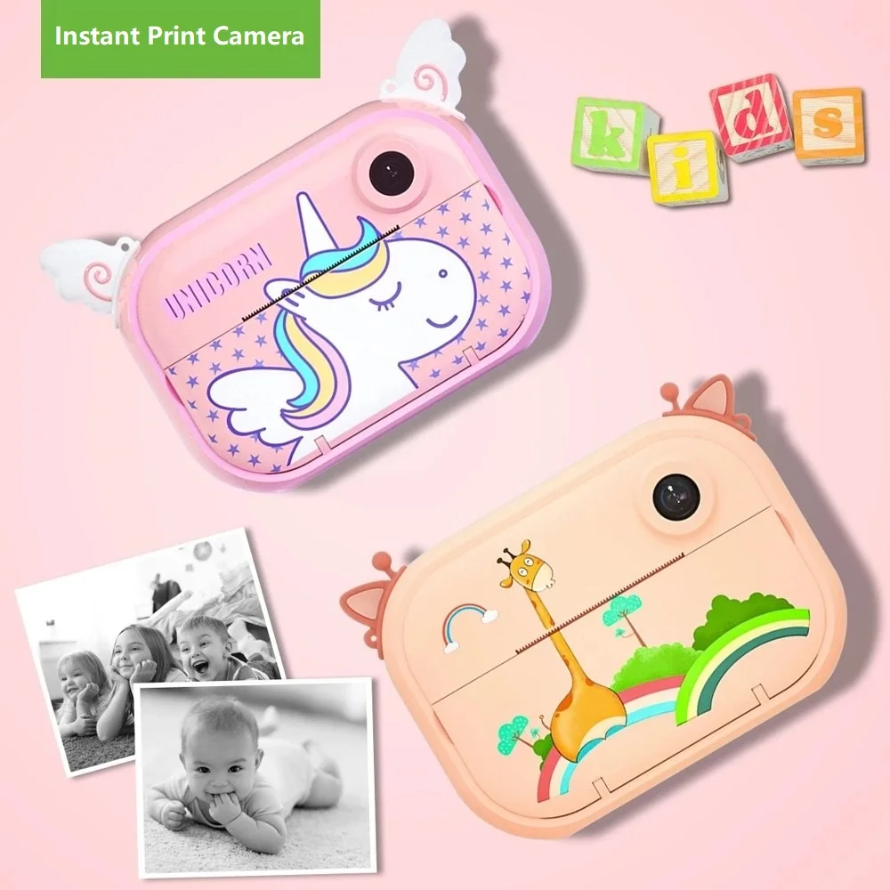 Kids-Video-Photo-Camera-With-Print-1080P-Children-s-Instant-Print ...