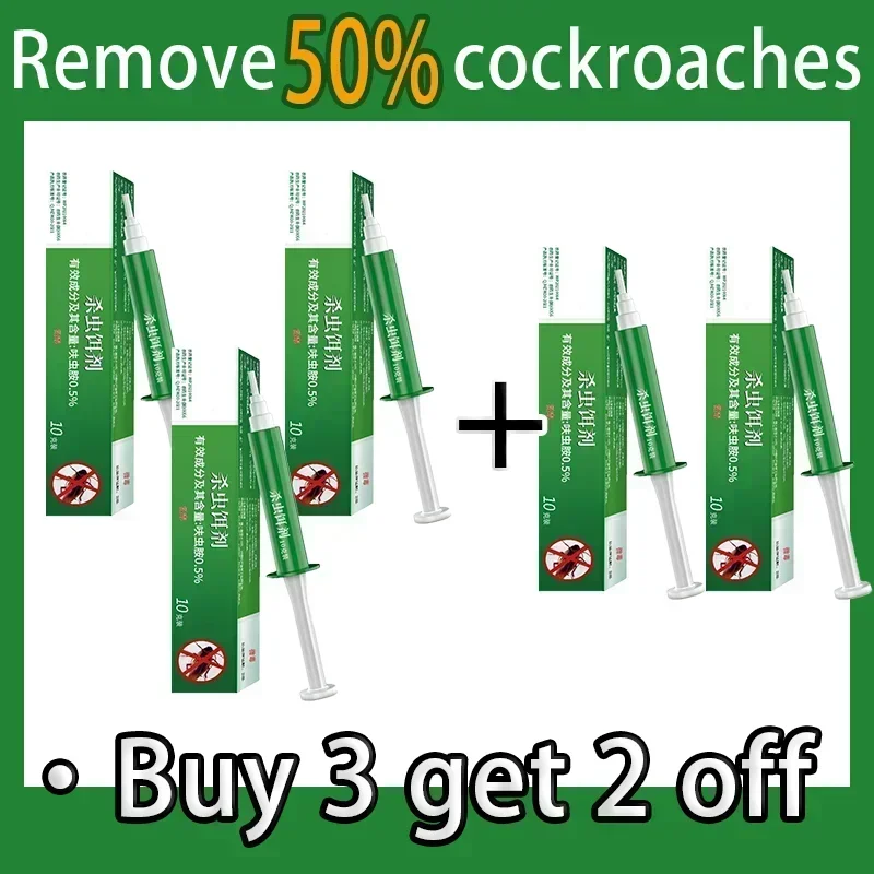 Potente cebo efectivo para matar cucarachas, Gel de Control de cucarachas, repelente de plagas ...