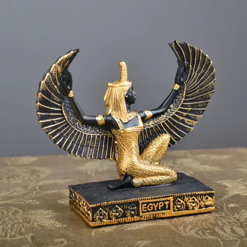 Decoraci-n-de-modelado-de-la-tierra-estatua-de-Isis-del-antiguo-Egipto ...