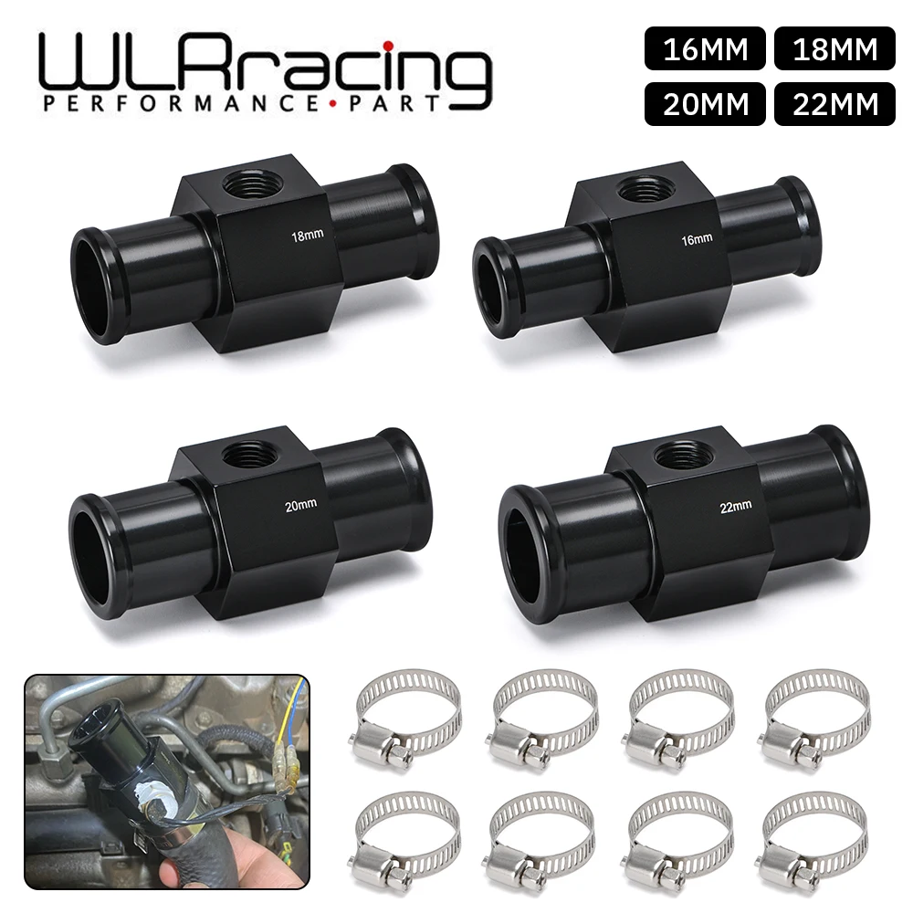 Black Water Temp Gauge Radiator Temperature Water Temp Joint Pipe ...