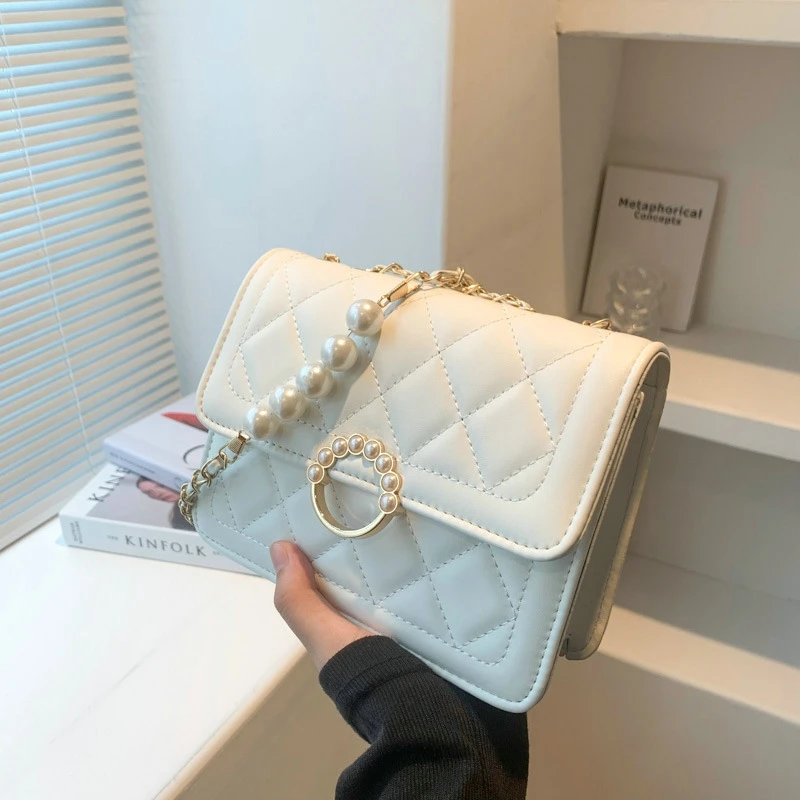Summer Mini Small Handbags 2023 New Tide Pearl Chain Bags Women's Bag ...