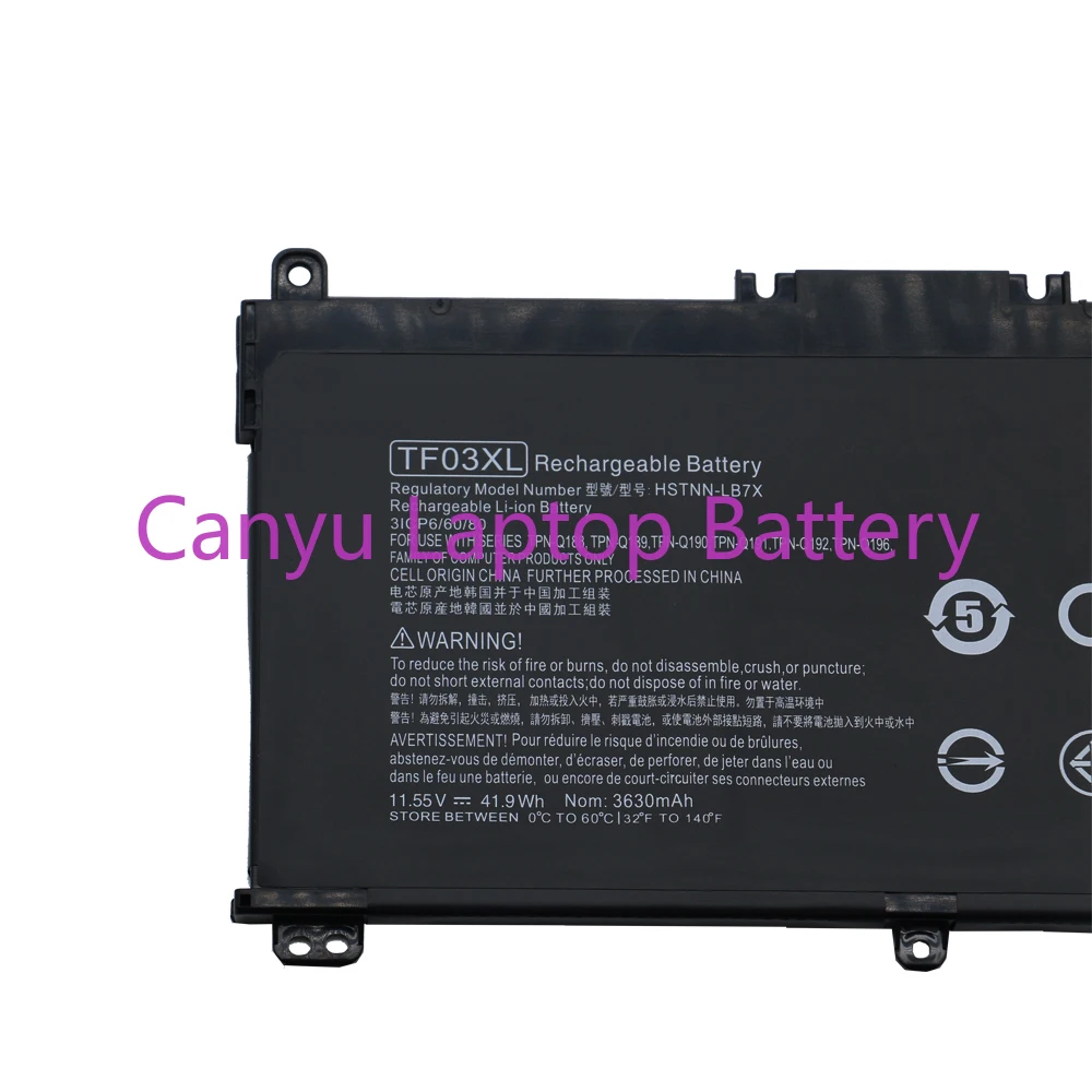 Batería TF03XL para HP Pavilion, 15 CC, 14 bf033TX, 14 bf108TX, 14 ...