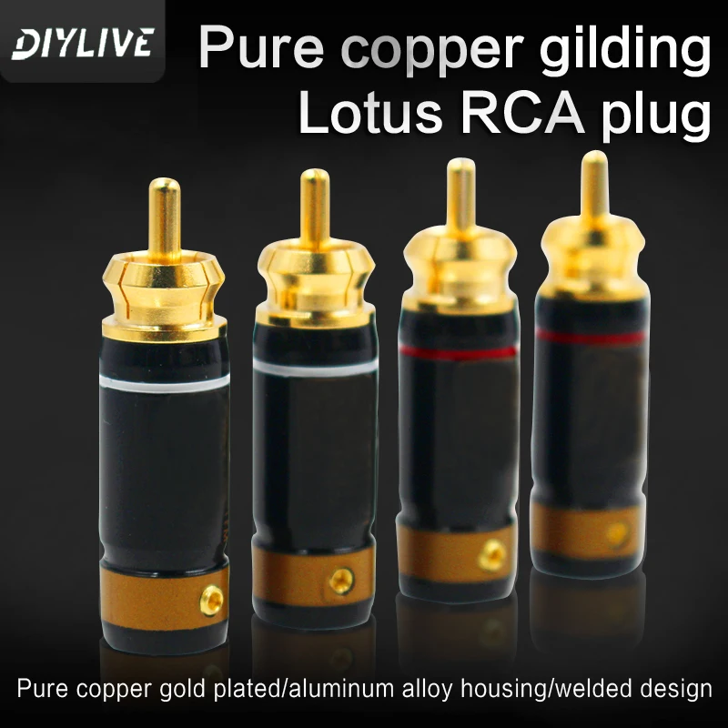 DIYLIVE-Fever-grade-power-amplifier-RCA-Lotus-head-signal-cable-Lotus ...