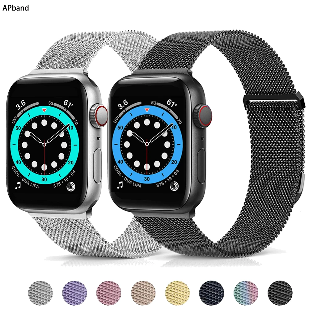 Magnetic-Loop-Strap-For-Apple-Watch-Band-44mm-40mm-45mm-41mm-38mm-42mm ...