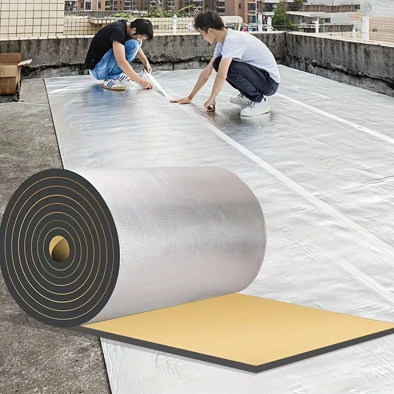 Self-adhesive-Aluminum-Foil-Insulation-Cotton-Roof-Leak-proof-Repair ...