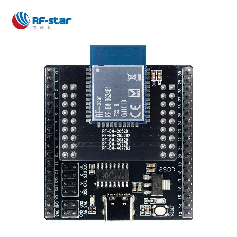 USB-to-UART Wireless Bluetooth Zigbee module test board development ...