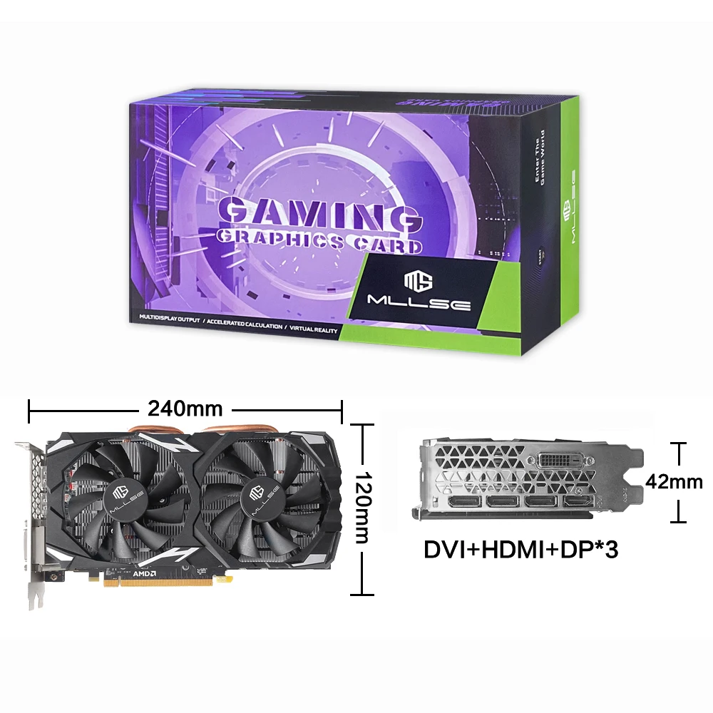 Peladn Gaming Graphics Card RX580 8GB – Peladn