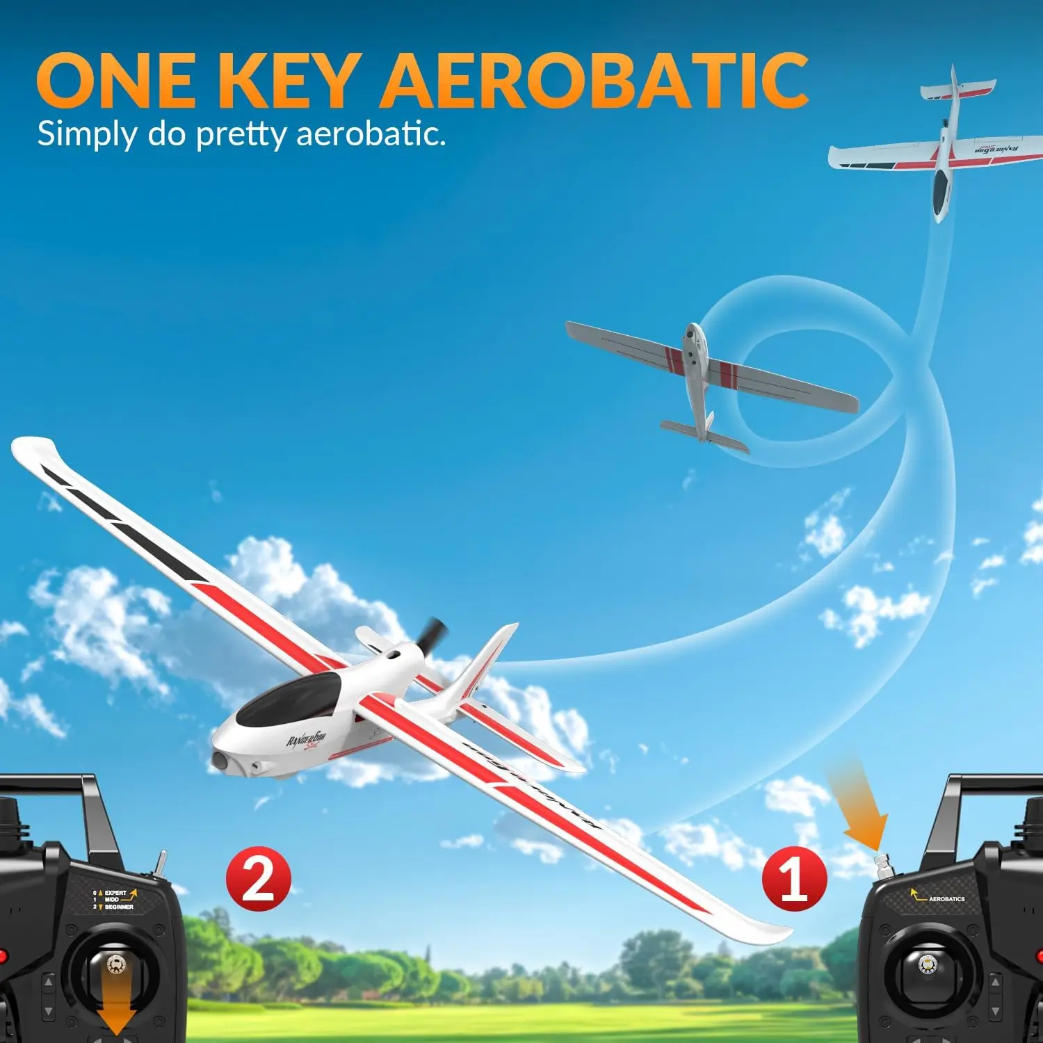 Rc Airplane Hylukon RC Plane For Water Land & Air, 3CH Remote Control ...