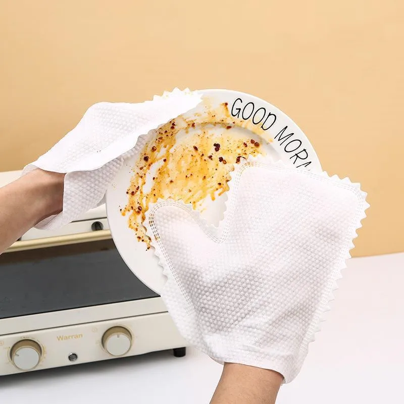 Gant ménage-vaisselle,Gants de Dépoussiérage à Double Face,Lingettes ...