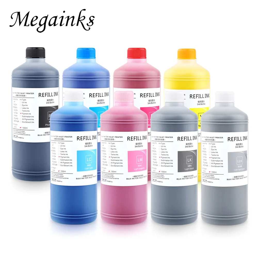 1000ml Pigment Ink For Epson Stylus Pro 4000 4800 4880 7800 7880 9800 ...