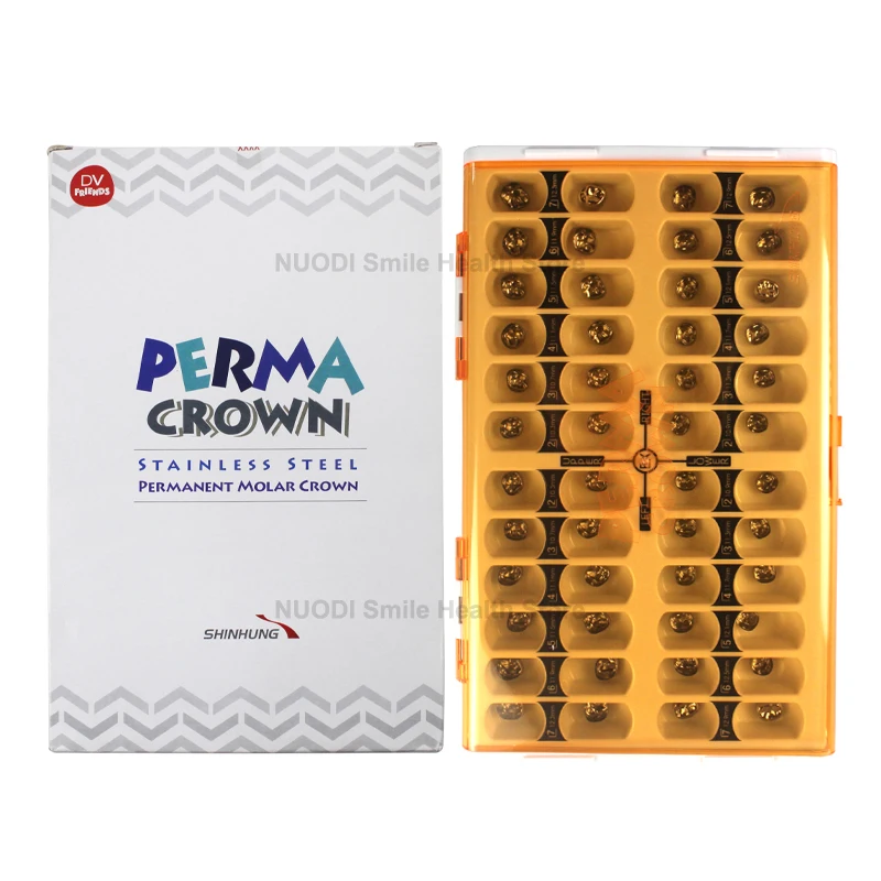 Dental-Kids-Perma-Crown-Stainless-Steel-Permanent-Teeth-Preformed-Crown ...